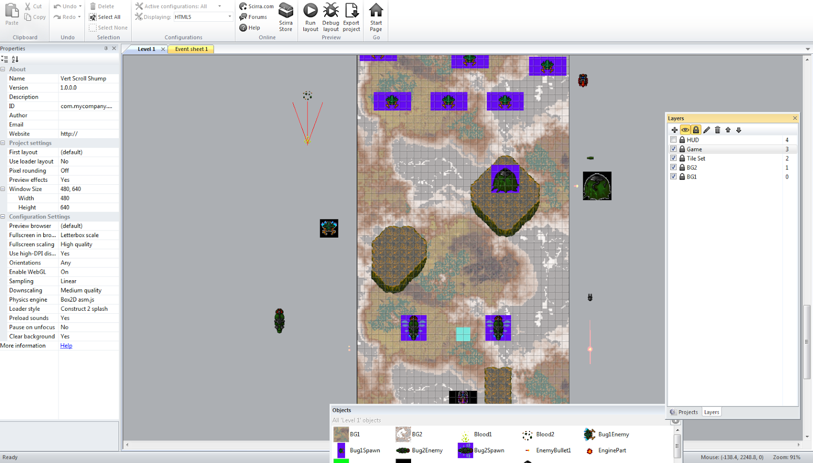 Cameron Dempsey IG2 Computer Game Engines: Task 4 - Using A 2D Game Engine