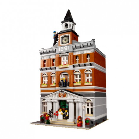Legoreve: Town Hall - Hôtel de ville - Mairie - Lego 10224