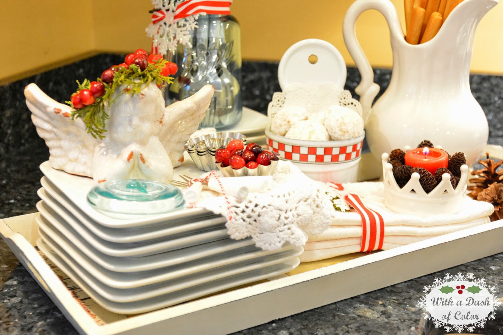 With a Dash of Color: Christmas Lunch Buffet