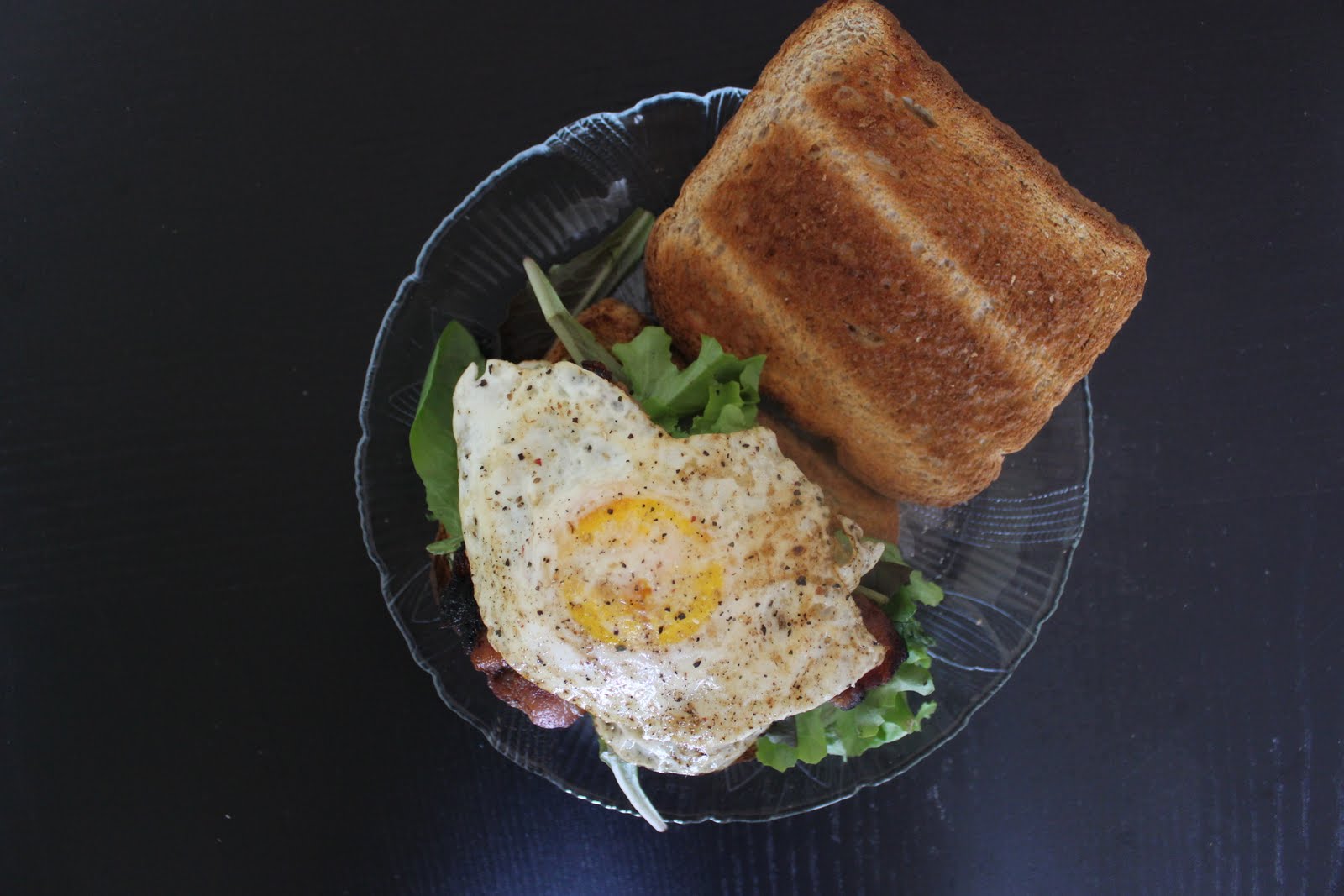 Squirrels-n-Sweets: Fancy Bacon and Egg Sandwich