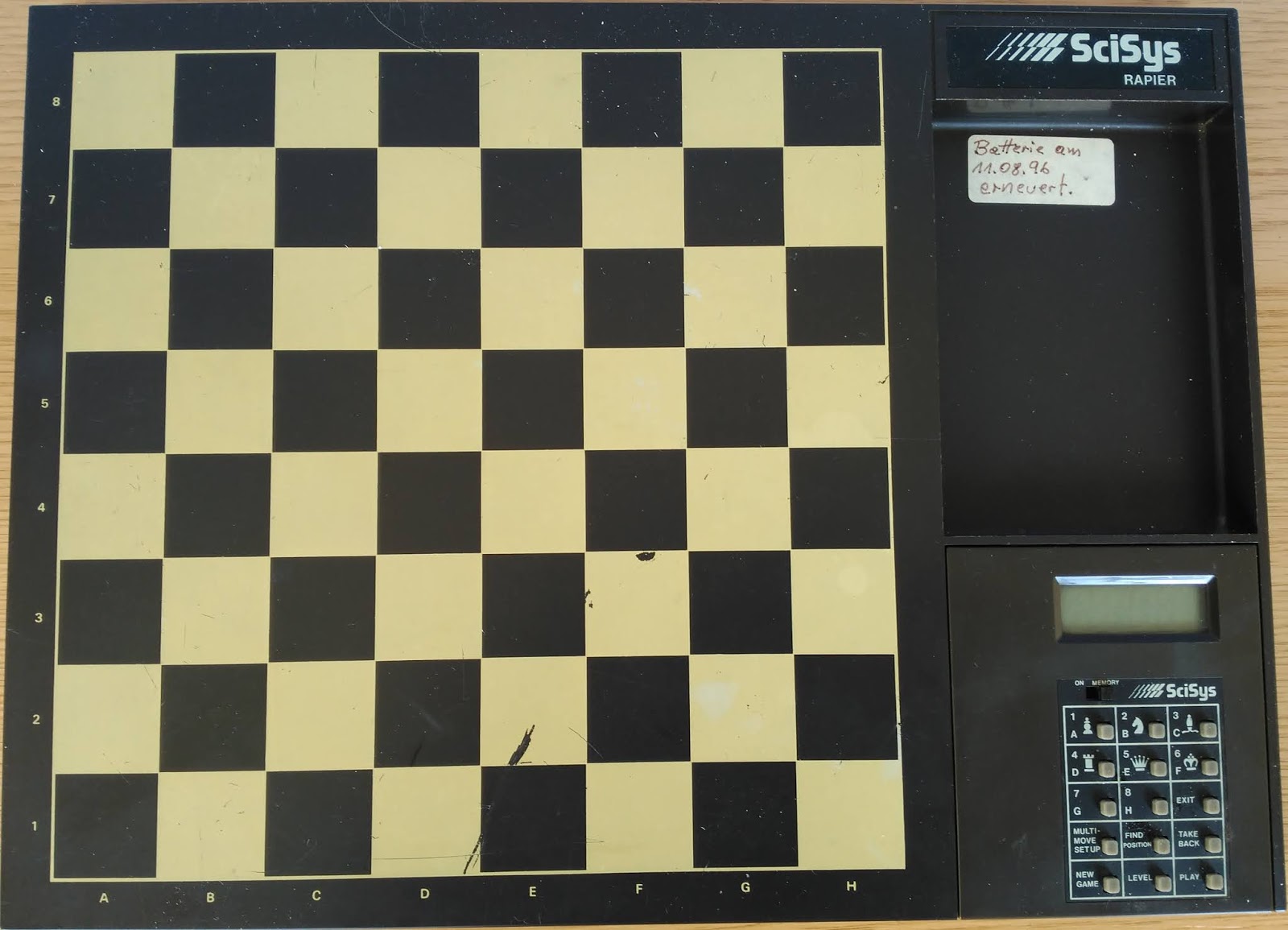 Retro Ordenadores Orty: Scisys Rapier Chess Computer (1984)
