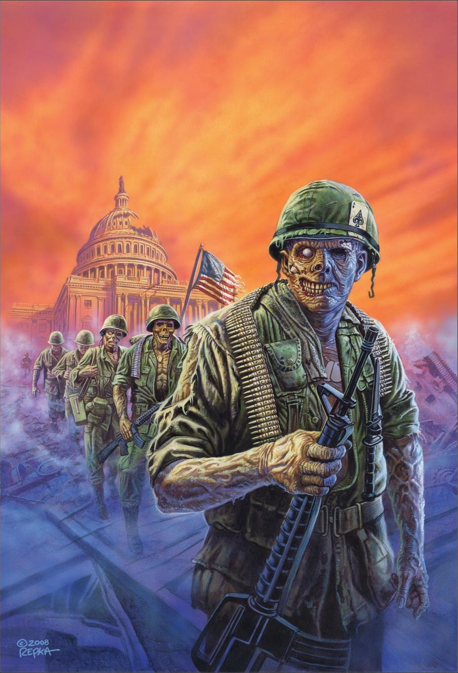 Just Artwork: Ed Repka | Old Tendencies | World Wide Thrash Metal