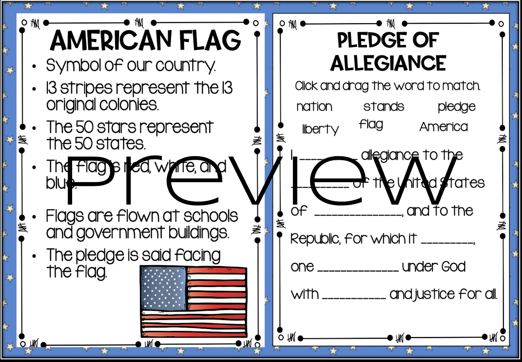 1st Grade Hip Hip Hooray!: American Symbols