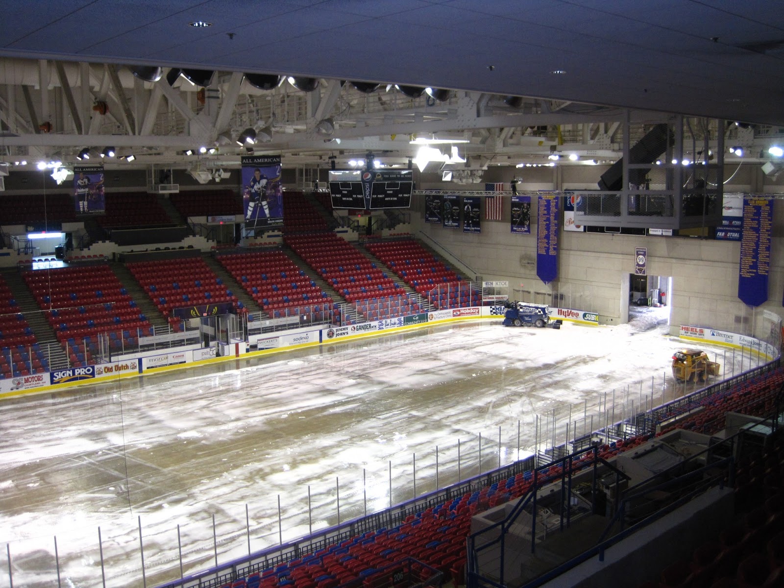 Verizon Wireless Center - Mankato: Hockey wraps up and ice is OUT