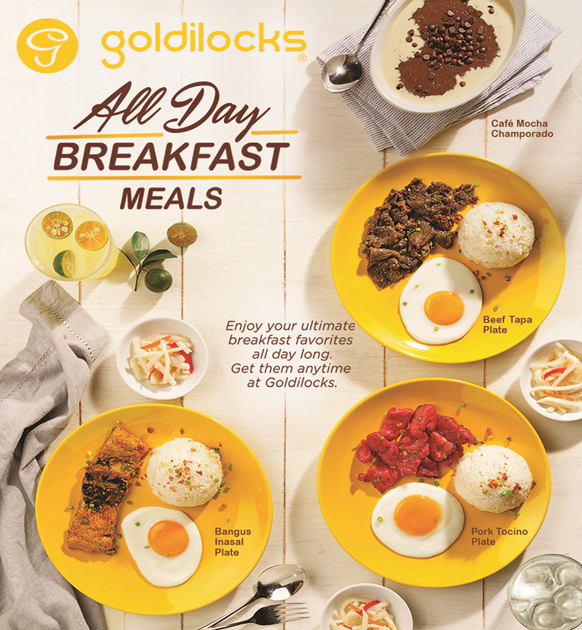All-Day Breakfast Meals are now Available in Goldilocks! - Recycle Bin ...