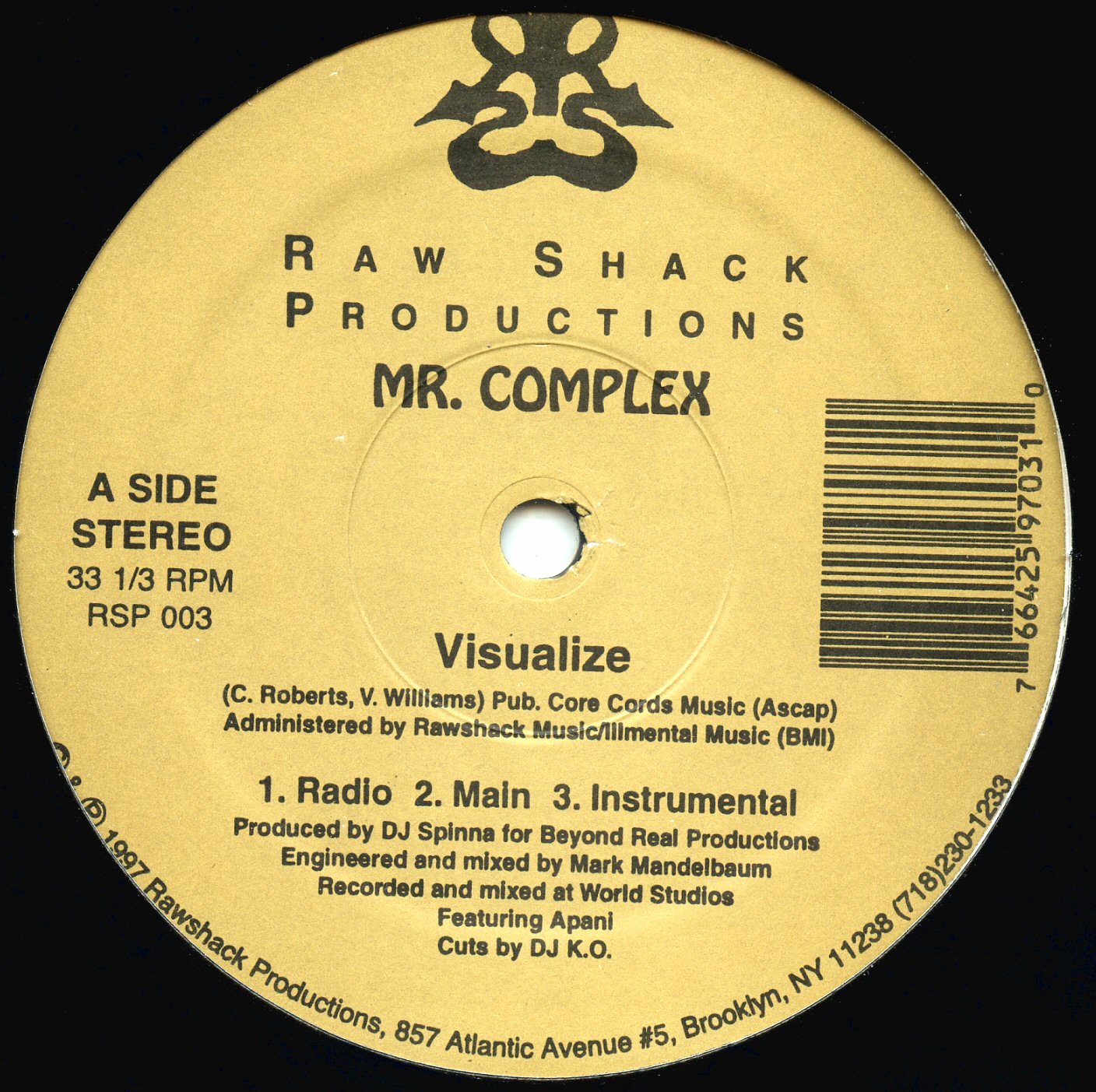 Werner von Wallenrod's Humble, Little Hip-Hop Blog: Mr. Complex Week ...