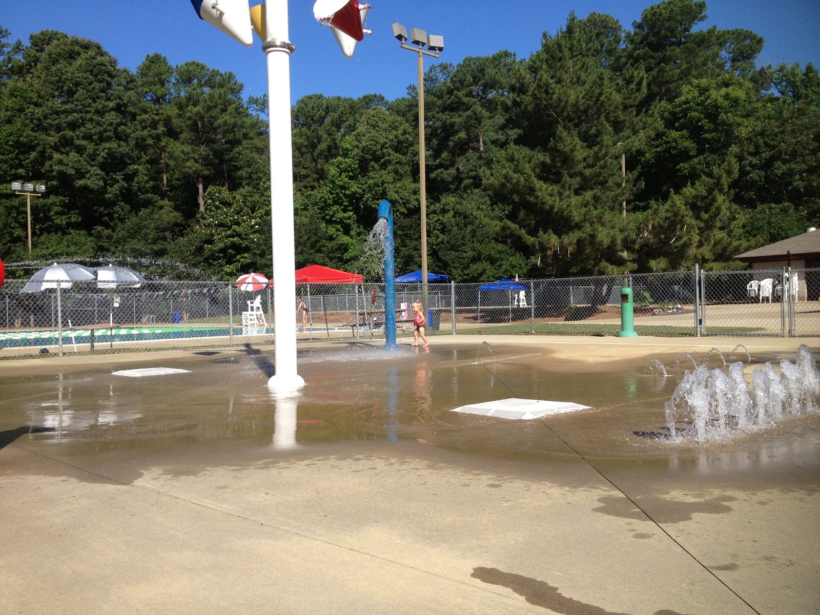 Life on the Learning Oak Farm: Lake Johnson Pool w/Friends