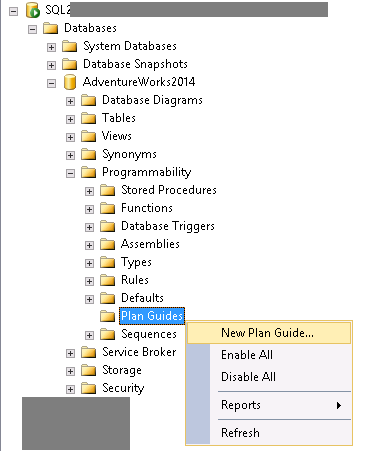 Travis Gan: Query Hint and Plan Guide