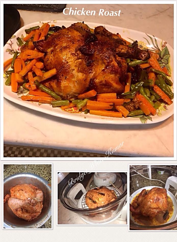 ANGLO-INDIAN CUISINE : ANGLO-INDIAN SAVOURY CHICKEN OVEN ROAST