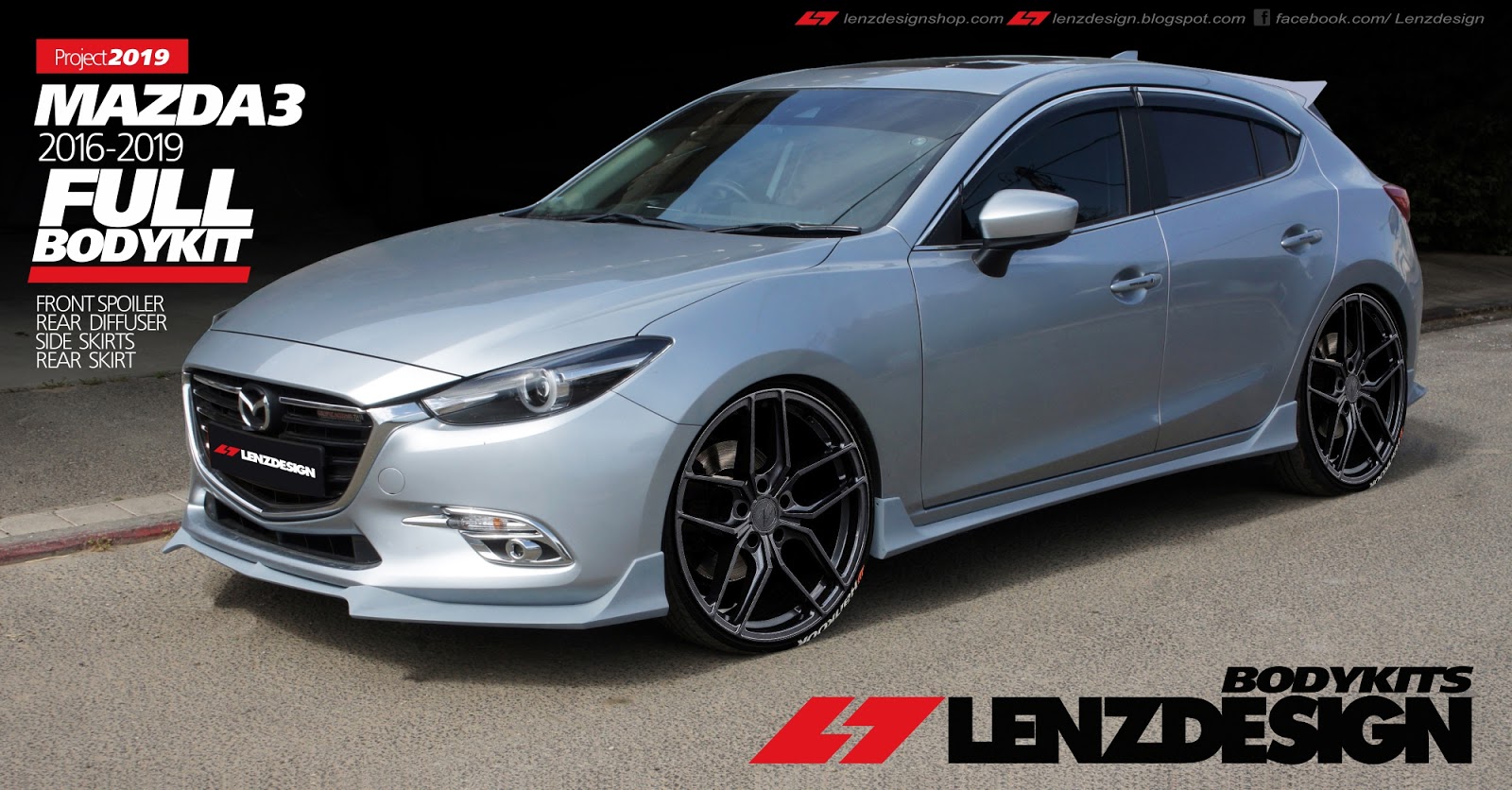 Mazda 3 BM Hatchback Lenzdesign Bodykit 2013-2019