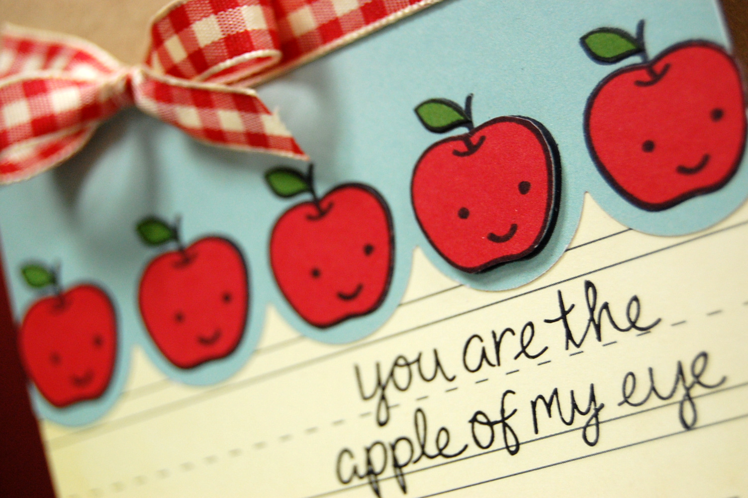 Paper Yummies: CFC53: you are the apple of my eye