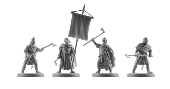 Wargame News and Terrain: V&V Miniatures: New 28mm Resin Irish Warriors ...