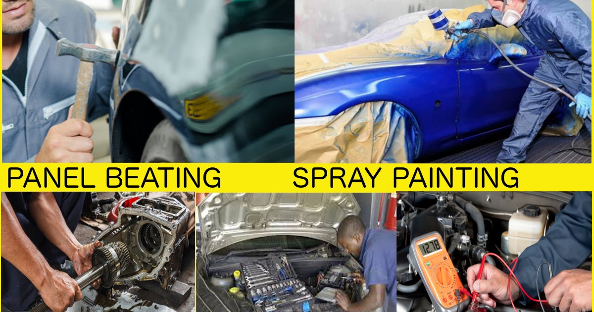 Panel Beating, Spray Painting, Diesel Mechanics & Motor Mechanics ...