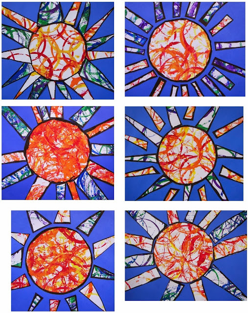 The Rolling Artroom: The Sun 1st-3rd Grade