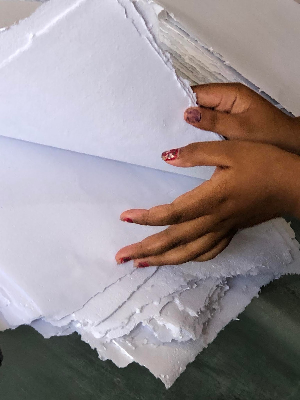 It's been a while but I just have to share this ...... Bali paper making