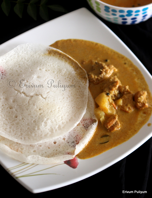 Appam Chicken Curry