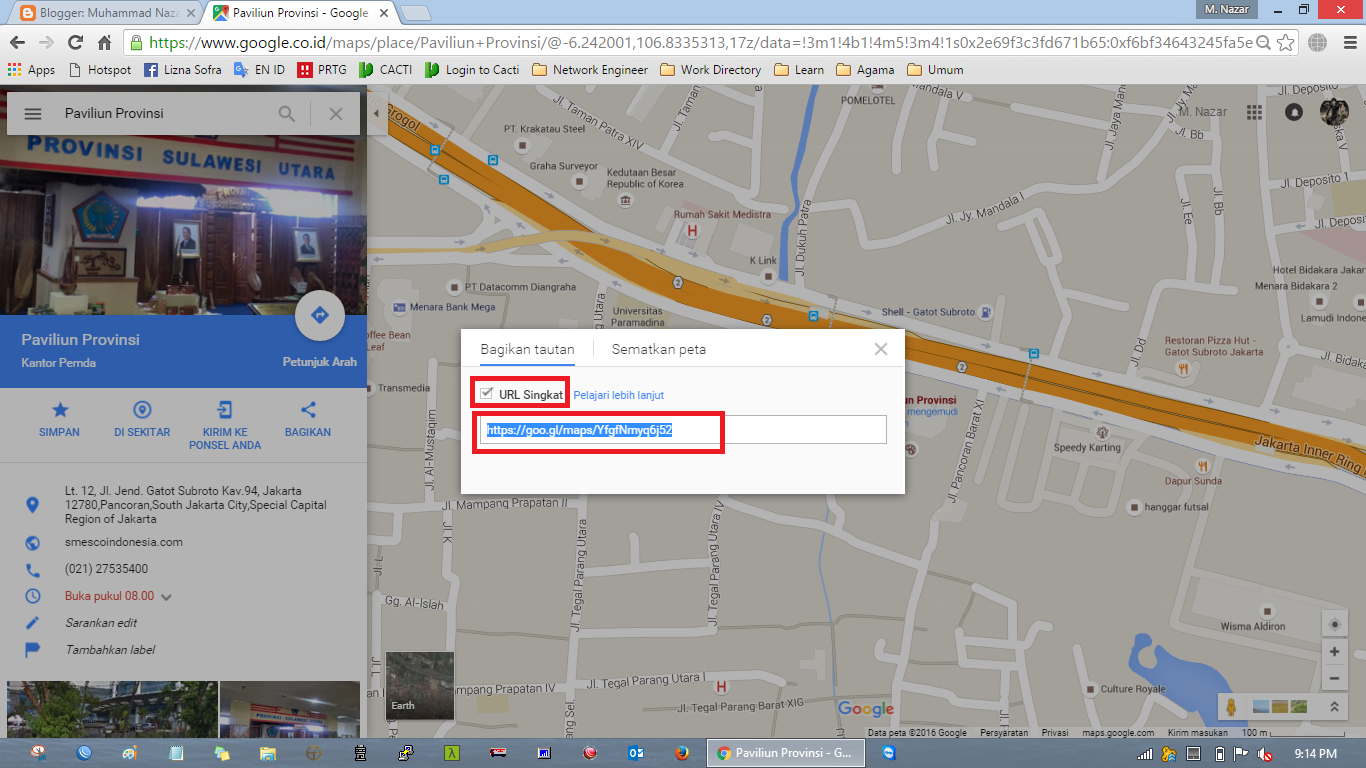 Membuat Barcode Maps Denah Lokasi