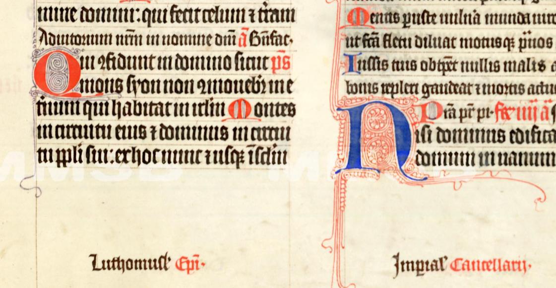 Medieval Manuscripts Provenance: The Pontifical of John of Neumarkt (d ...