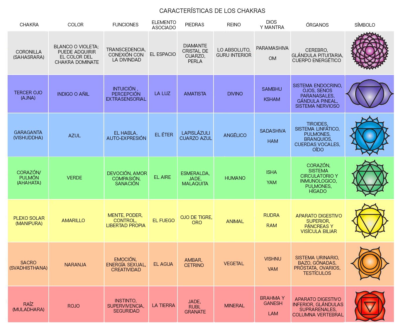 ¡YOGA!: LOS CHAKRAS Y EL EQUILIBRIO ENERGÉTICO