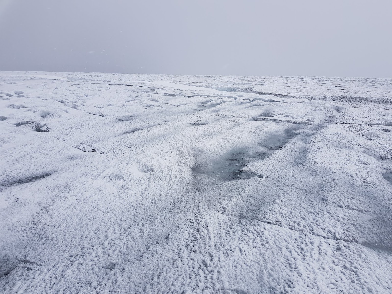 Galdhøpiggen, 2a turen i september: kuling, regn, snö, dimma och ...