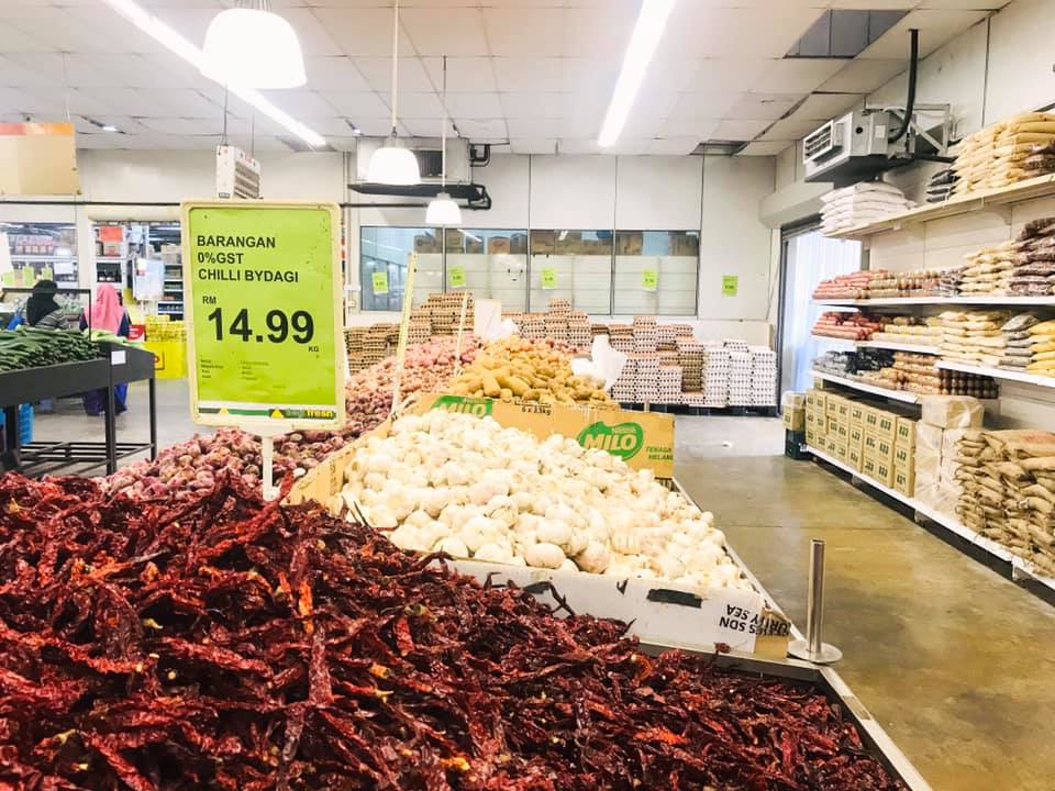 Beli Barangan Basah di Segi Fresh Mart