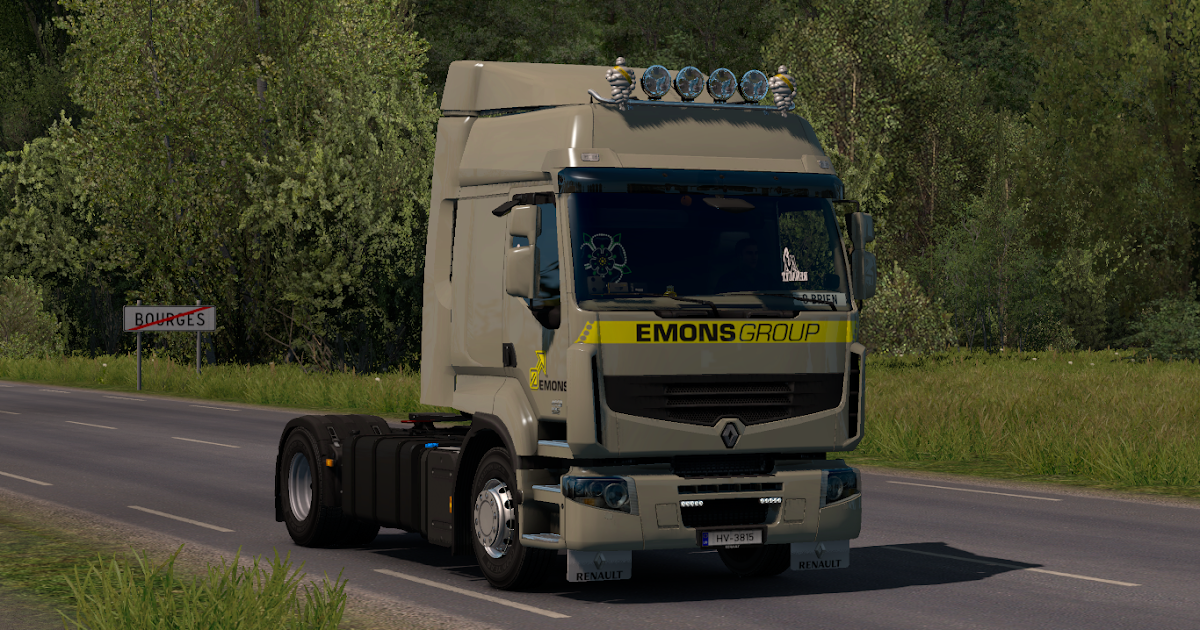 Renault Premium Reworked v4.7 [Schumi] [1.35] - Euro Truck Simulator 2 Mod World