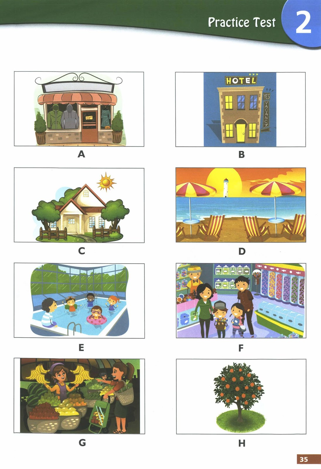 English Cambridge Tests - Complete Flyers Tests - Let Your Hair Down!