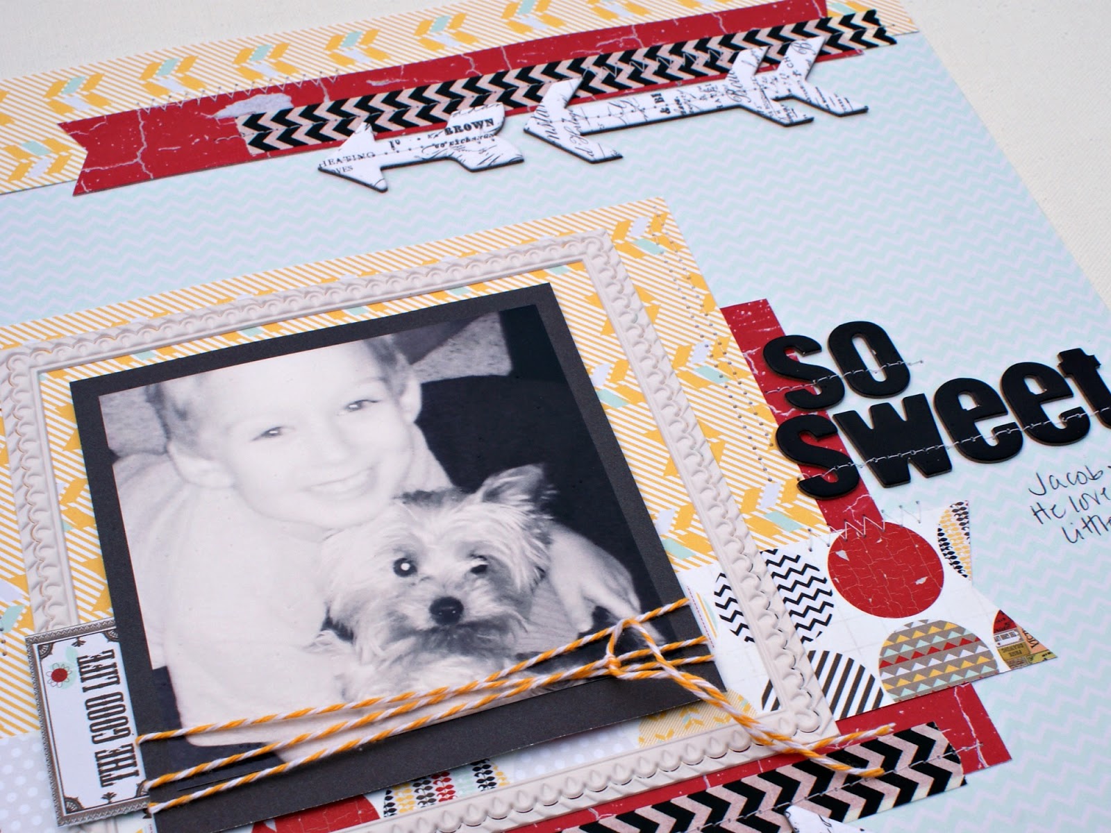 Jenny Evans: Boys Rule Scrapbook Kits February Sketch and layout
