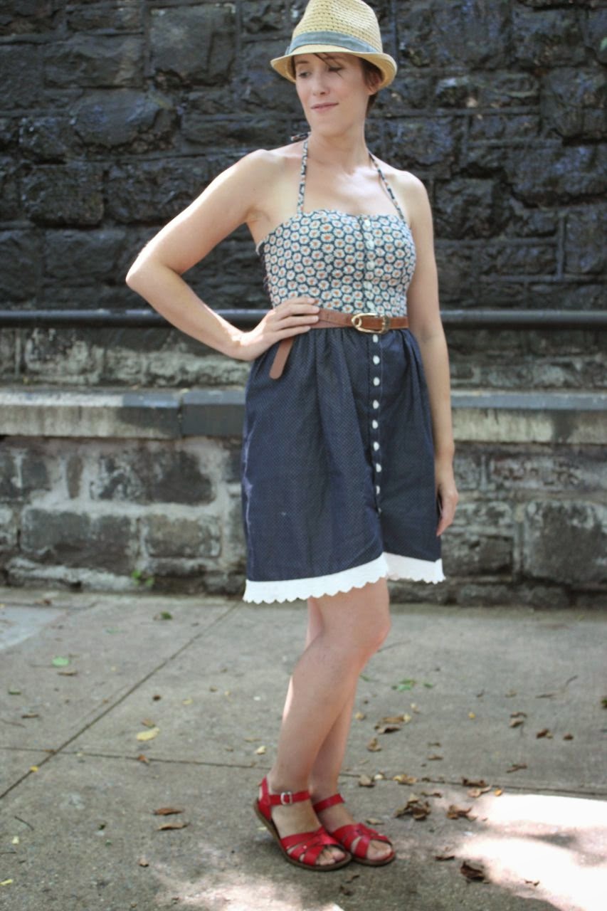 Beau Baby: Finished Project: Vogue Sundress Hack Attack Take 2