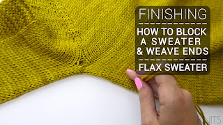 TIN CAN KNITS FLAX SWEATER | VIDEO TUTORAL | KNIT-ALONG - iKNITS