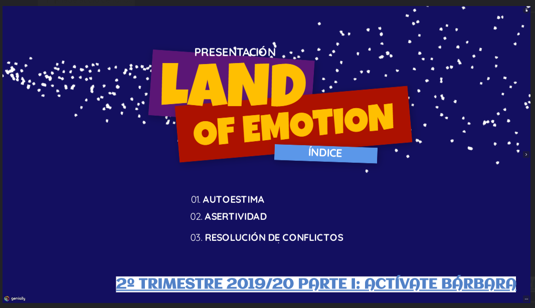 Una plantilla Genially para hacer presentaciones con encanto...