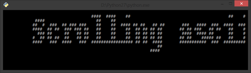 D limiteur De Donn es Scrolling ASCII Text In Console Using Python D limiteur De Donn es Scrolling ASCII Text In Console Using Python