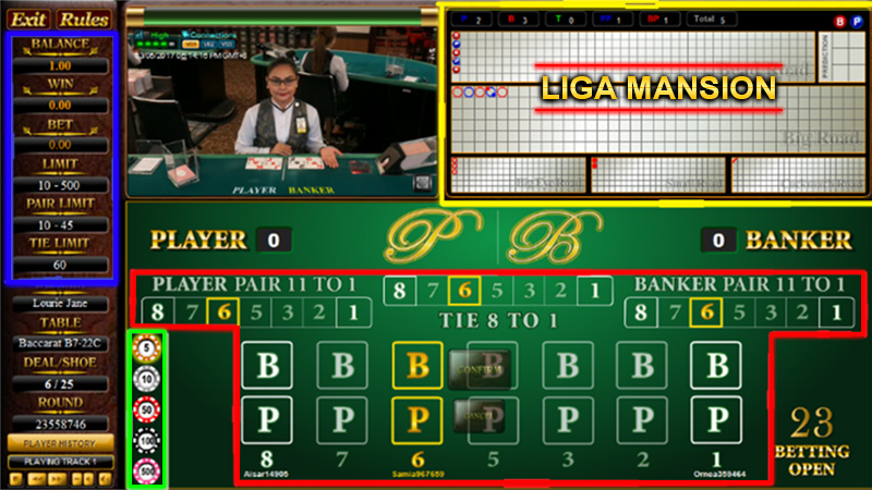 PANDUAN CARA BERMAIN BACCARAT