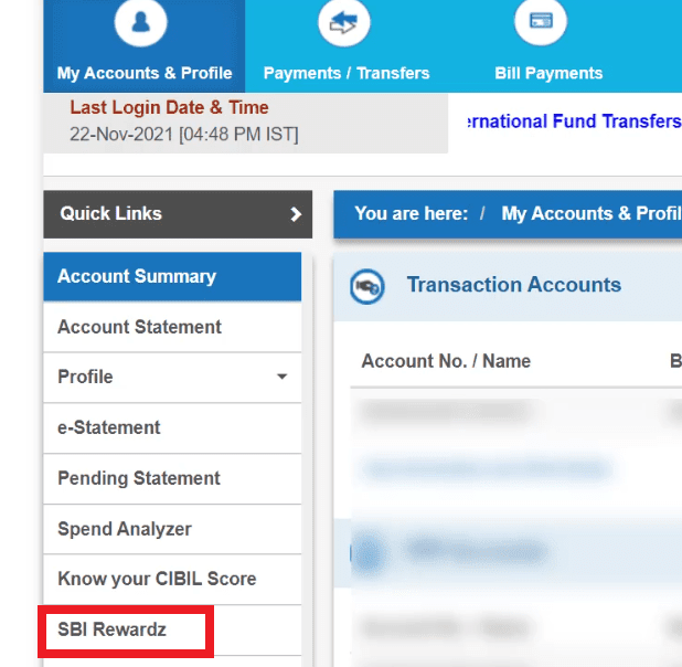 How To View SBI Rewardz Statement how-to-view-sbi-rewardz-statement