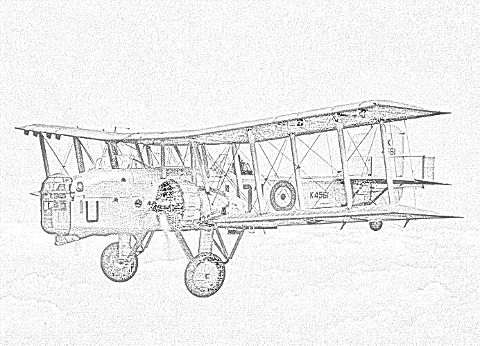 Coloring Pages: Biplanes Coloring Pages