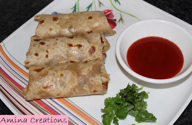 AMINA CREATIONS: KHEEMA ROLL/ MINCED MEAT ROLL