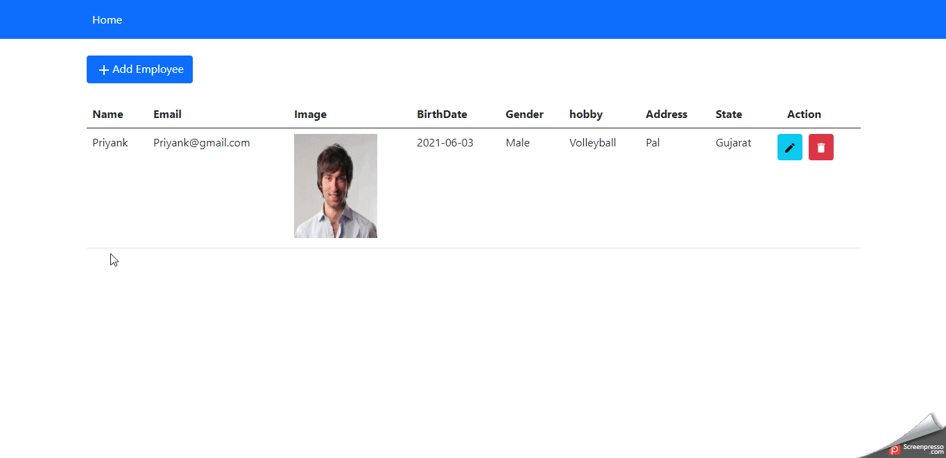 CRUD Operation In ReactJS