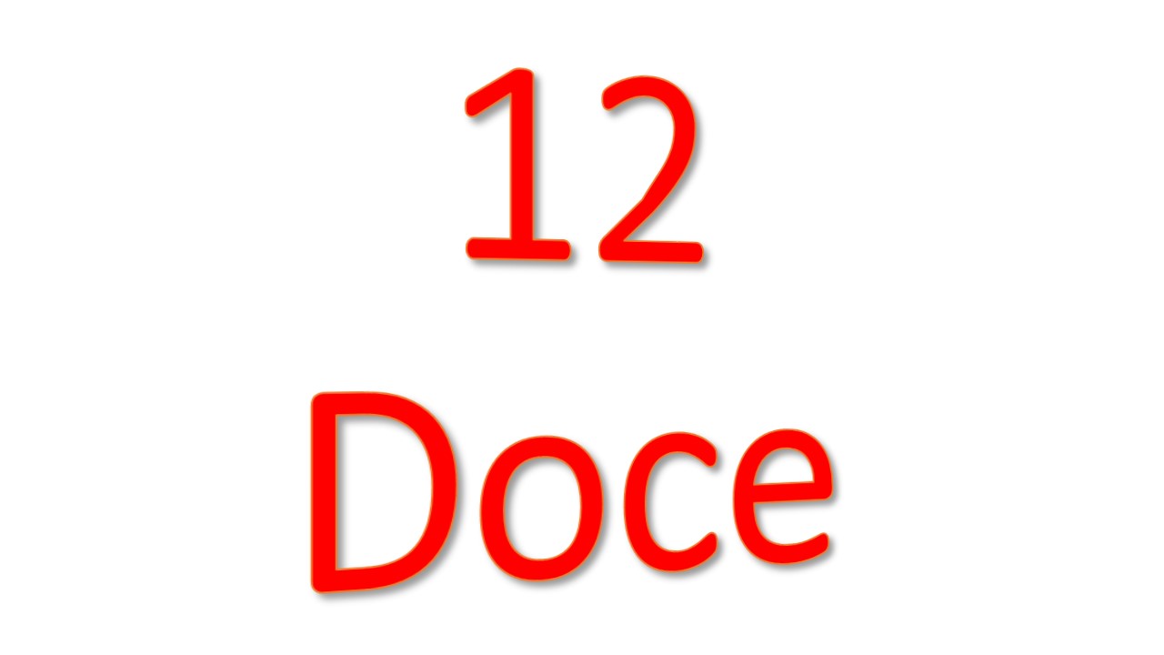 Biblioteca Virtual Lengua De Señas Colombianas: 12 DOCE Doce doce