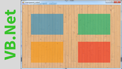 VB.Net - Make Transparent Color - Bahasa Pemrogaman