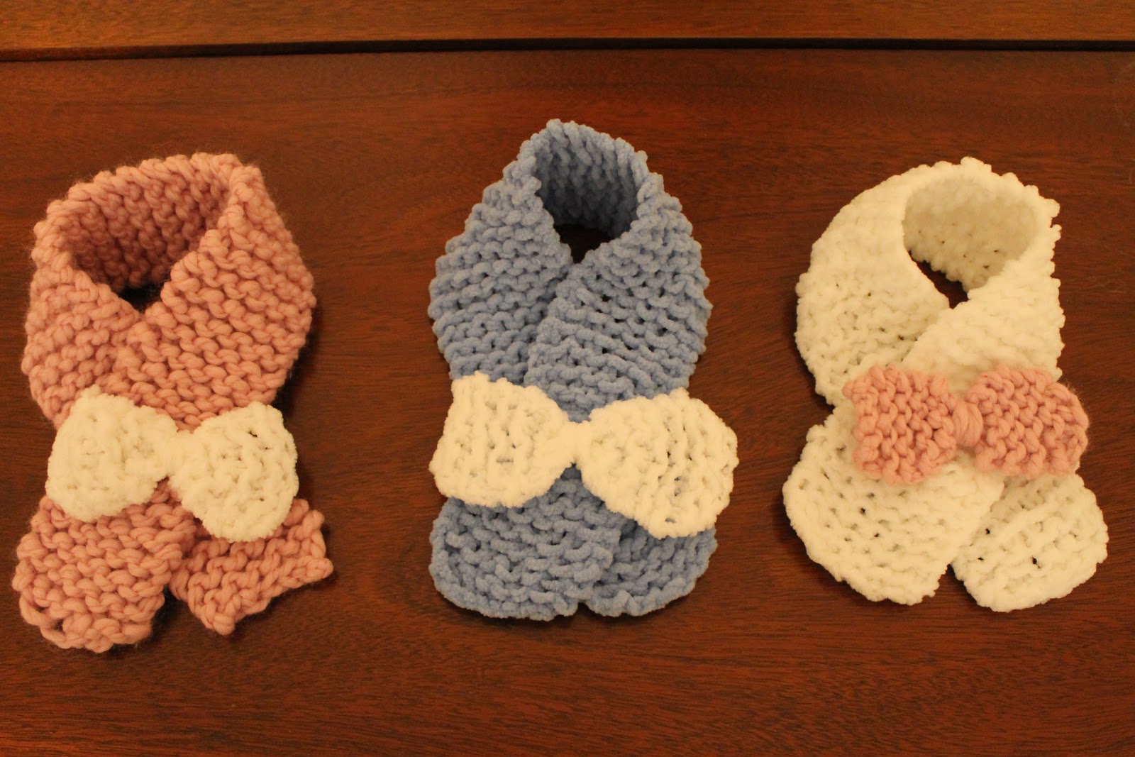 SarahKCreations: Baby Knit Scarf