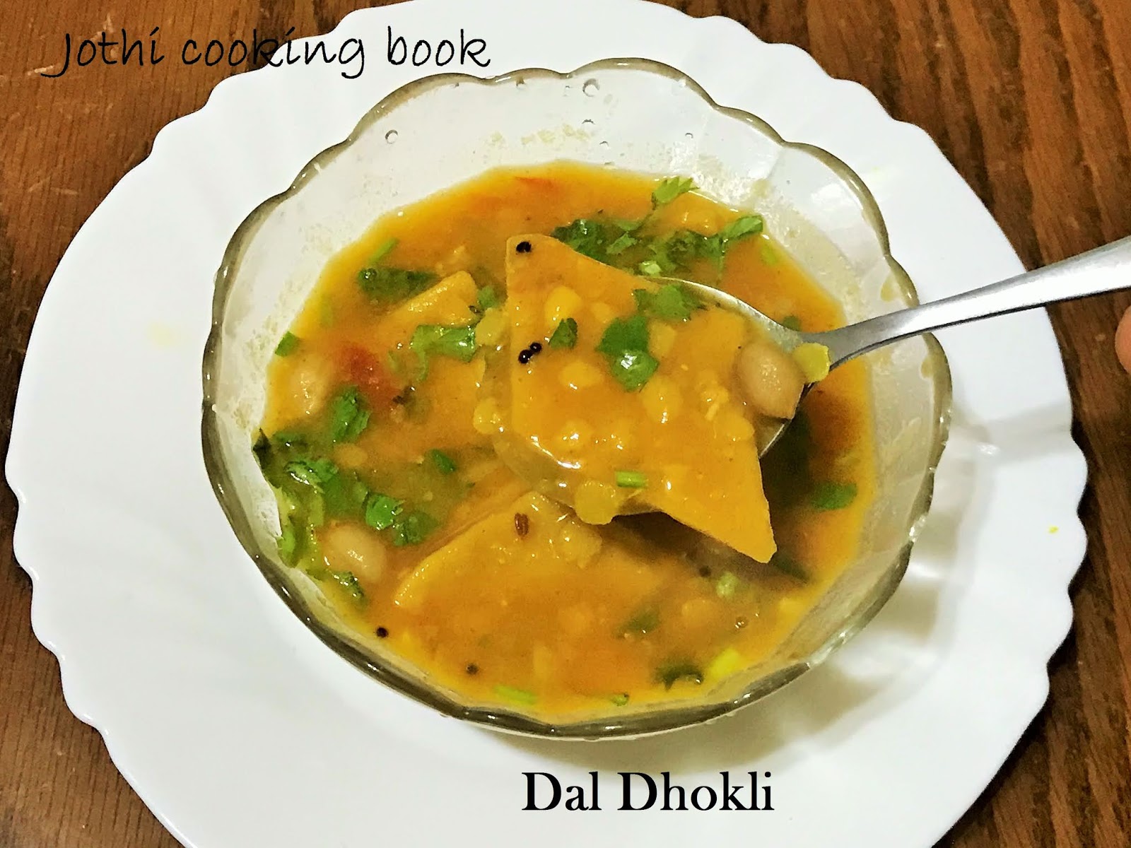Jothi Cooking Book: Dal Dhokli