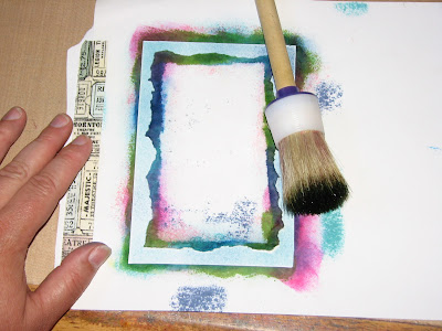 Ink Stains: More fun with the Inky Frame Technique