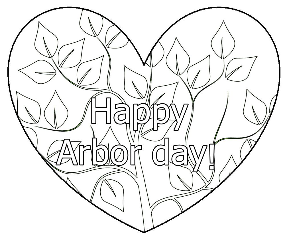 Arbor day Coloring pages