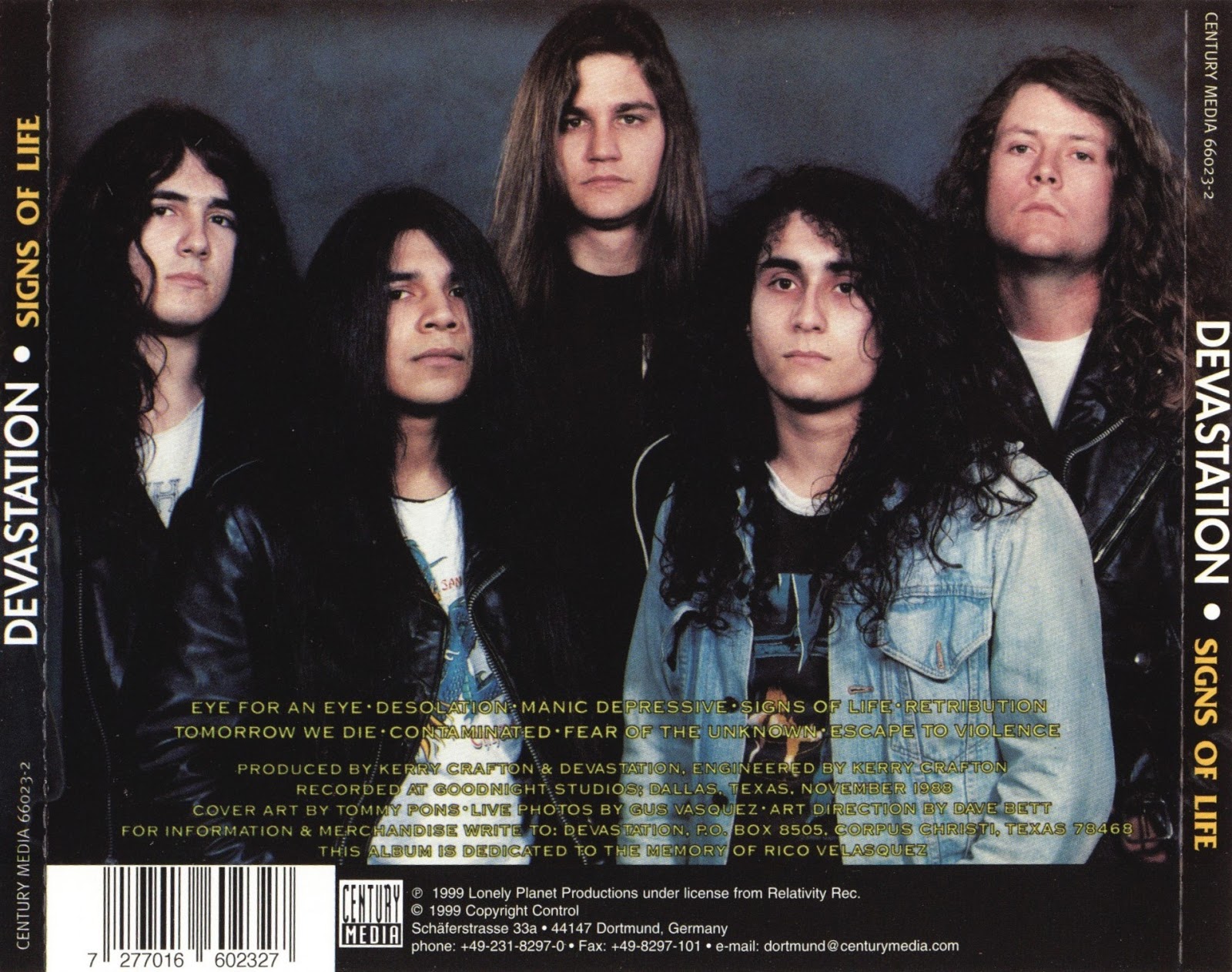 Nightmare be thy Name: Devastation - Signs Of Life (1989)