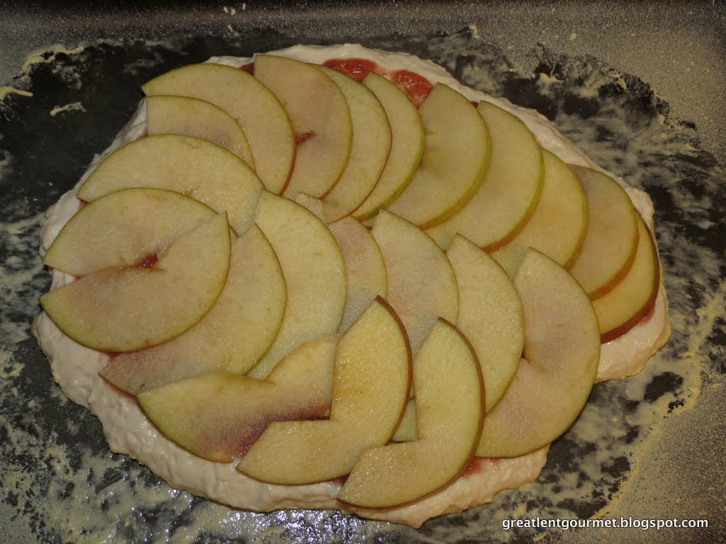 Great Lent Gourmet: Day 35: Vegan Blush Apple Pizza Tart Using Artisan ...