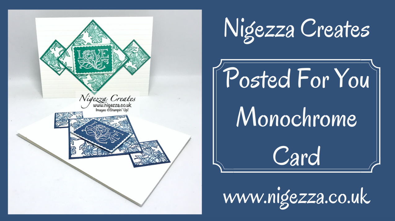 Nigezza Creates: Posted For You Monochrome Card