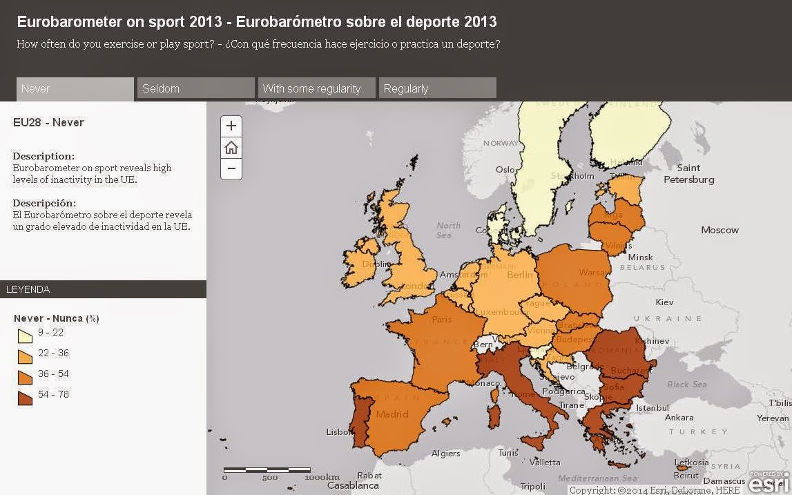 MappingPoint: Eurobarometer on Sport - Eurobarómetro sobre el Deporte 2013