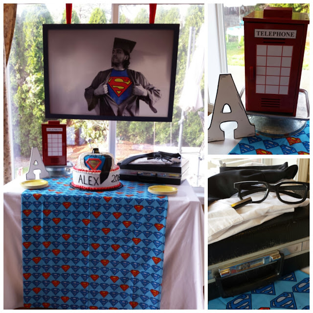 Bella C Parties: Superman Graduation Party