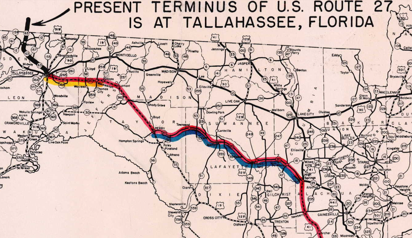 US Route 27 in southern Florida