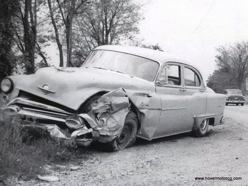 HOVER MOTOR COMPANY: Wrecked old cars and crashes